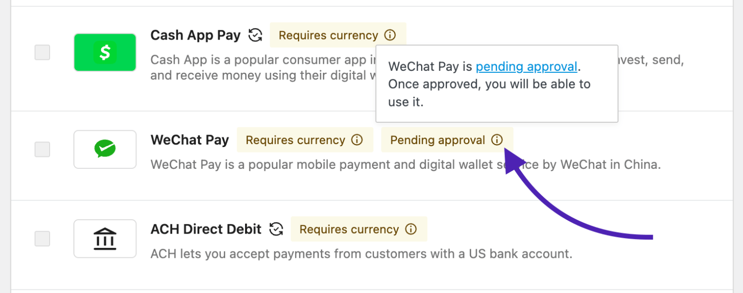 Additional payment methods Documentation - WooCommerce